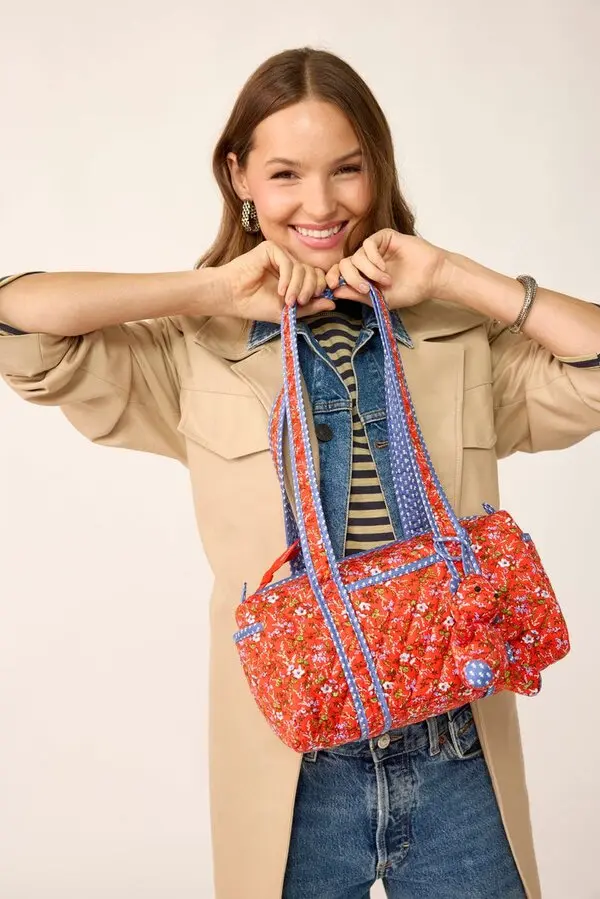 VERA BRADLEY Original 100 Handbag - Orange