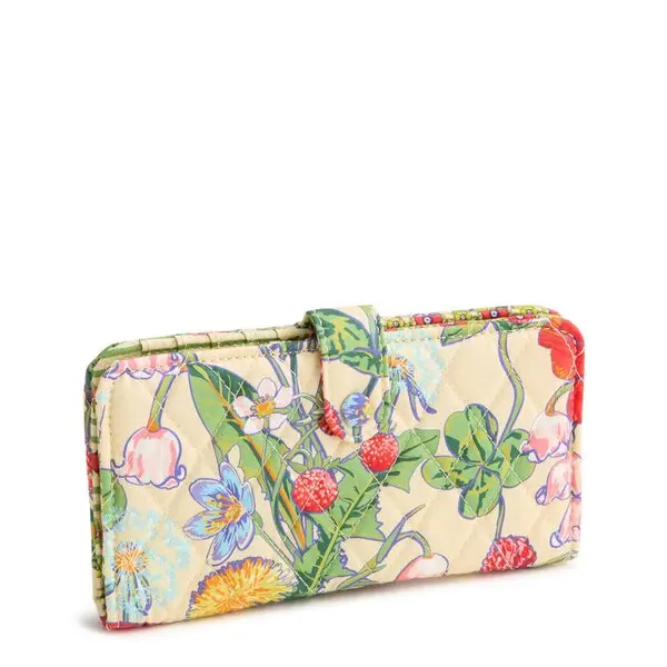 VERA BRADLEY Tab Wallet In All The Pretty Wildflowers - Yellow