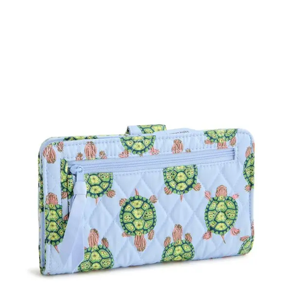 VERA BRADLEY Turnlock Wallet In Slow Dance