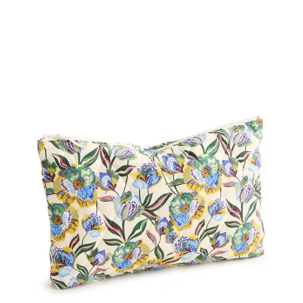 VERA BRADLEY Laptop Pouch In Gardenia Garden - White