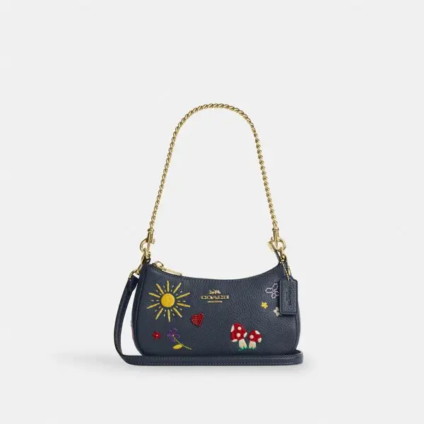 COACH Teri Mini Crossbody Bag With Embroidery
