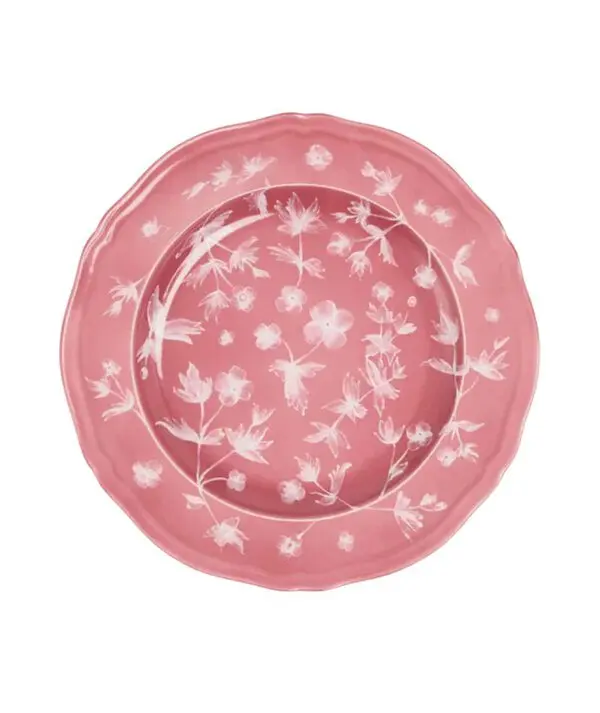CABANA Ginori X Floral Dessert Plate - Pink