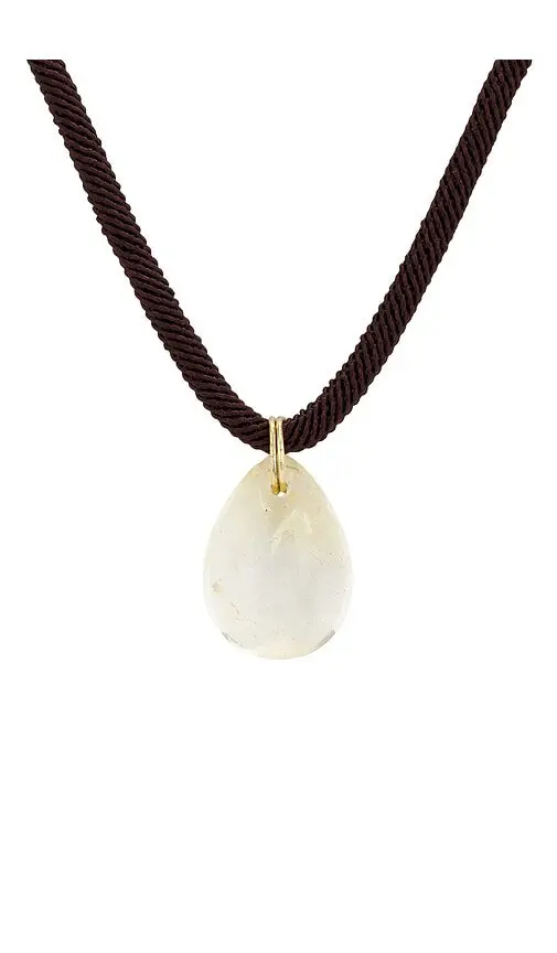 Shashi Lasso Gemstone Pendant Necklace