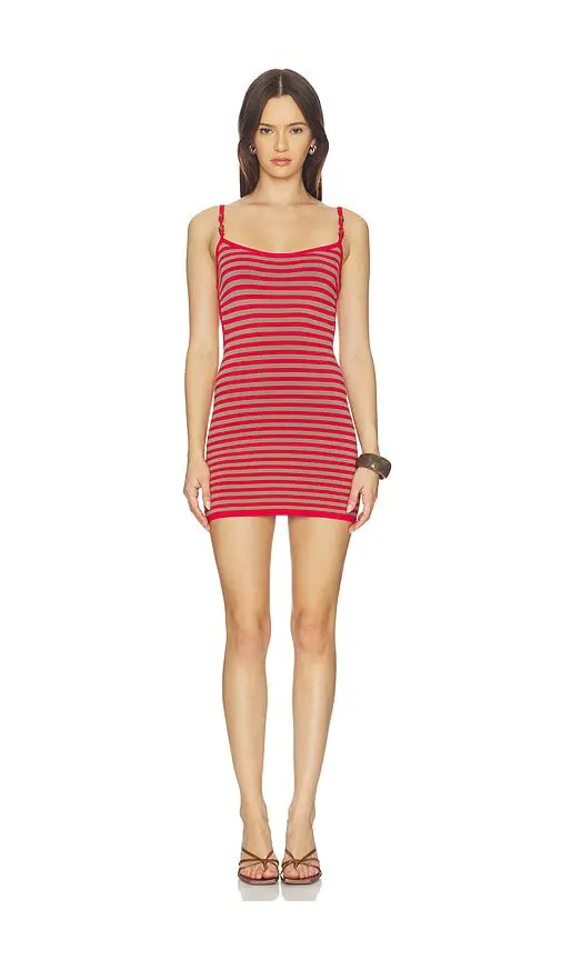 TIGER MIST Knit Beaded Mini Dress