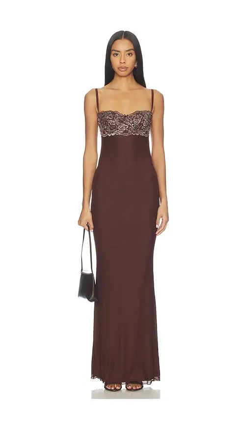 I.AM.GIA Silo Maxi Dress - Chocolate