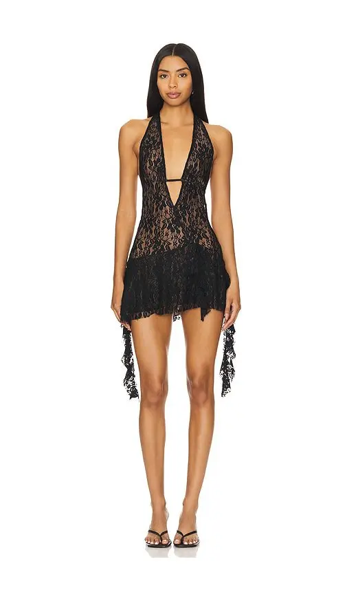 I.AM.GIA Irisia Lace Mini Dress - Black