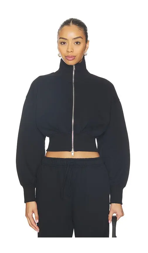 Superdown Branka Zip Up Jacket - Black