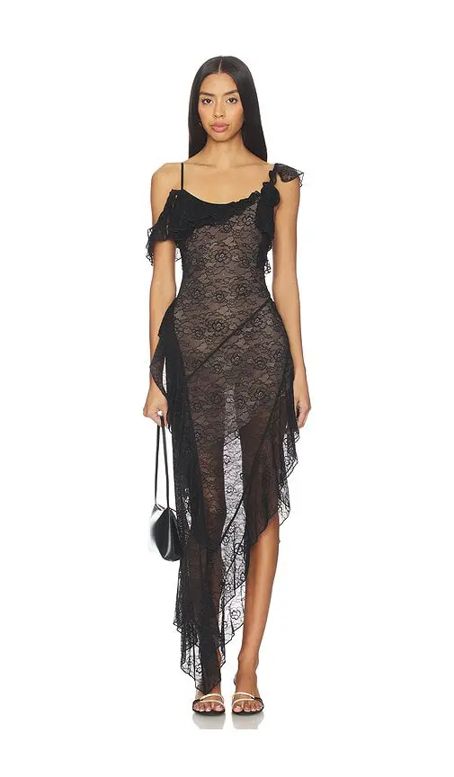 I.AM.GIA Julietta Maxi Dress - Black With Tan Lining
