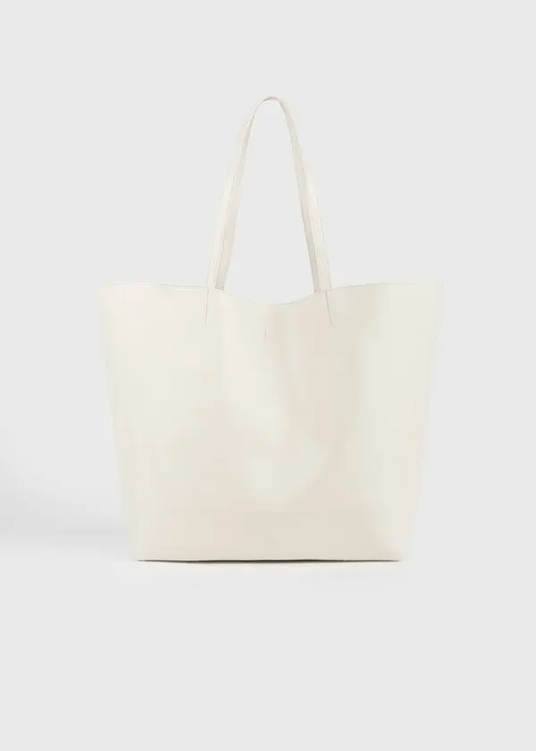 TOTEME Roam Leather Tote - Stone