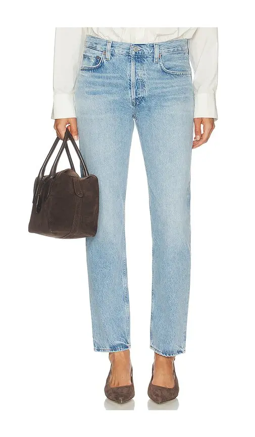 AGOLDE Romney High-rise Jeans - Stream