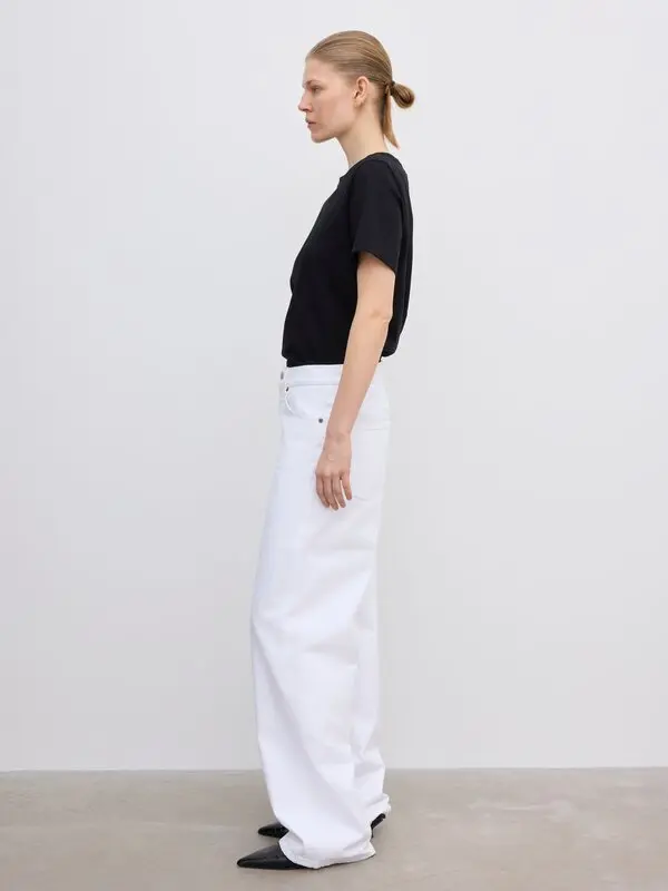 HOUSE OF DAGMAR Baggy Fit Wide Leg Denim