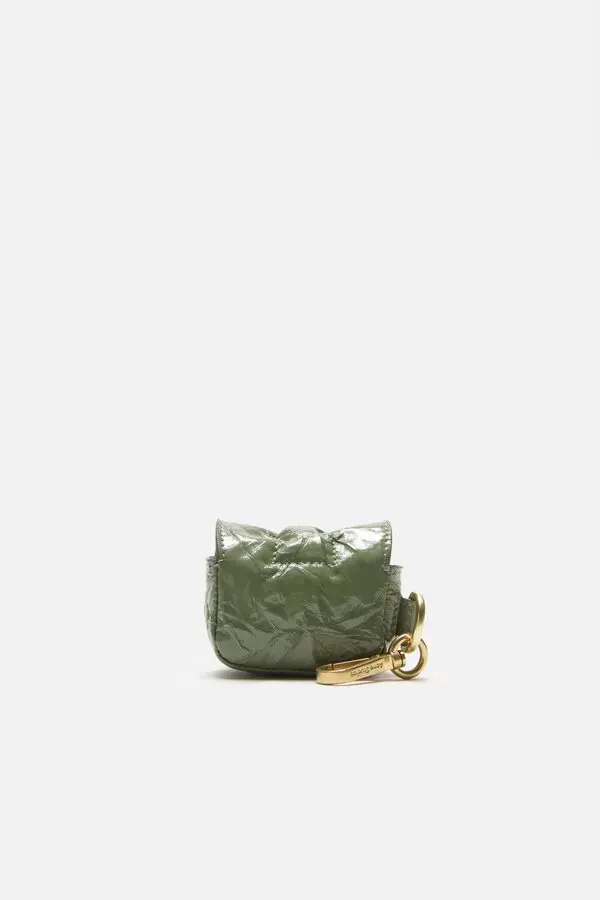 Acne Studios Multipocket Headphones Case - Wheat Green