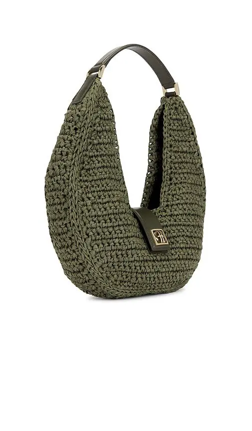 ANINE BING Lou Shoulder Bag - Olive