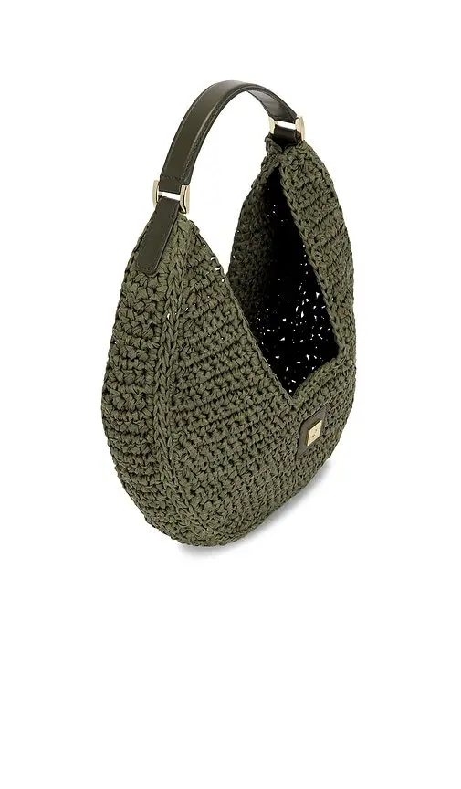 ANINE BING Lou Shoulder Bag - Olive