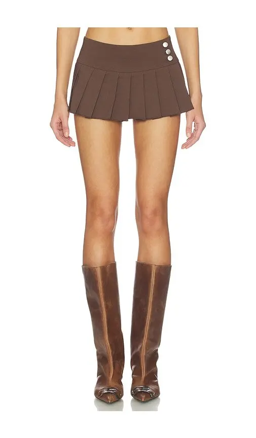 I.AM.GIA Remini Skort With Pleated Detailing - Brown