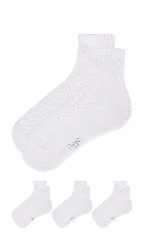 STEMS 3-pack Cushioned Bow Ankle Socks