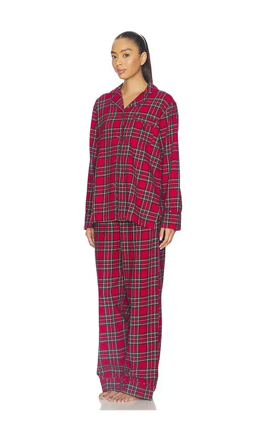 Polo Ralph Lauren Madison Pj Set In Red - Estate Plaid