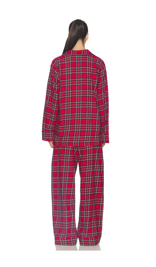 Polo Ralph Lauren Madison Pj Set In Red - Estate Plaid