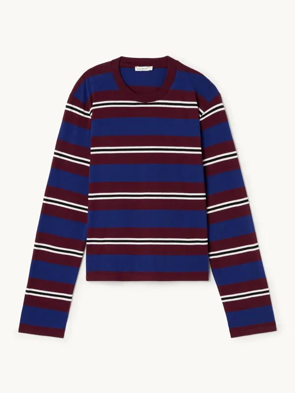 KALLMEYER Wynn Long-sleeve T-shirt - Bordeaux Multi Stripe