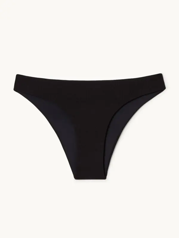 HAIGHT. Crepe Bikini Bottom - Black