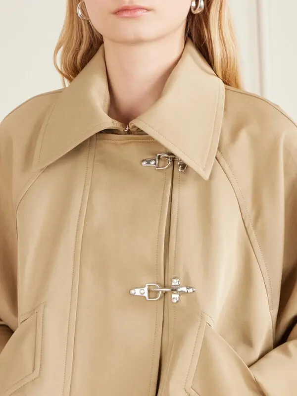 PATOU Cotton-gabardine Cropped Jacket