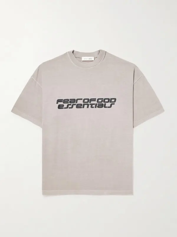 Fear Of God 90s Oversized Logo-print Cotton-jersey T-shirt