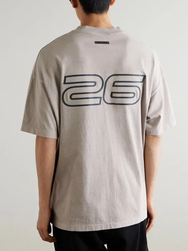 Fear Of God 90s Oversized Logo-print Cotton-jersey T-shirt