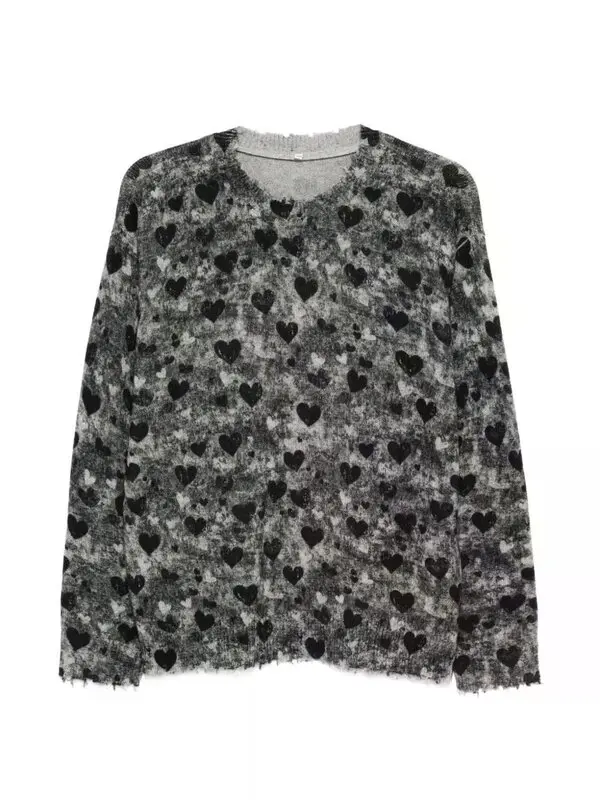 R13 Heart-detail Cashmere Sweater