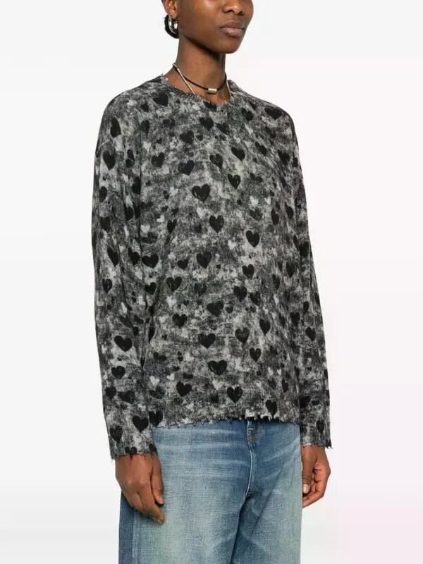 R13 Heart-detail Cashmere Sweater