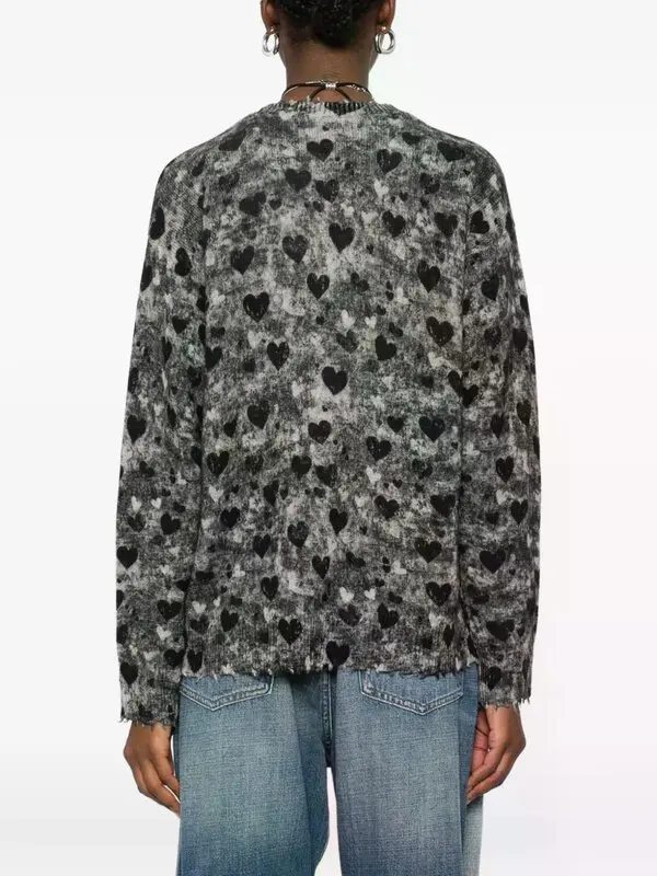 R13 Heart-detail Cashmere Sweater