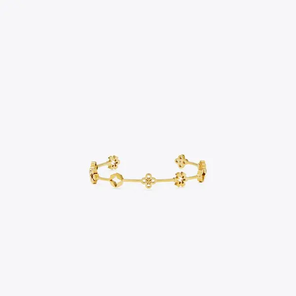 Tory Burch Forget Me Not Cuff - Tory Gold