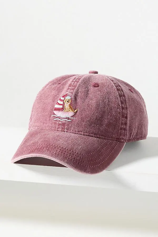FRASIER STERLING Dog Baseball Cap - Sailboat Dog