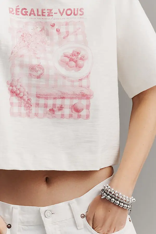 Maeve The Cory Boxy T-shirt - Red