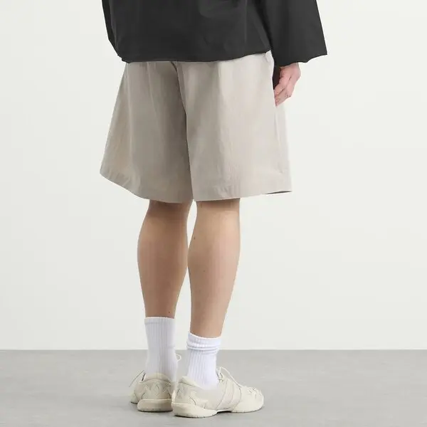 Y3 Cotton Blend Shorts - Brown