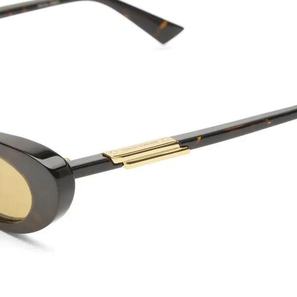 Bottega Veneta Bv1447s Sunglasses - Havana/yellow