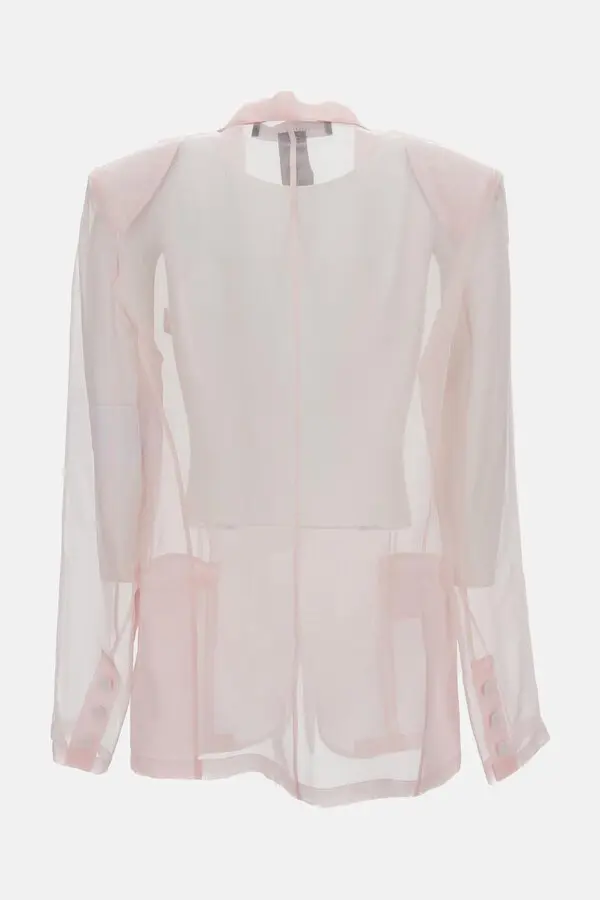 Federica Tosi Silk Organza Single-breasted Jacket