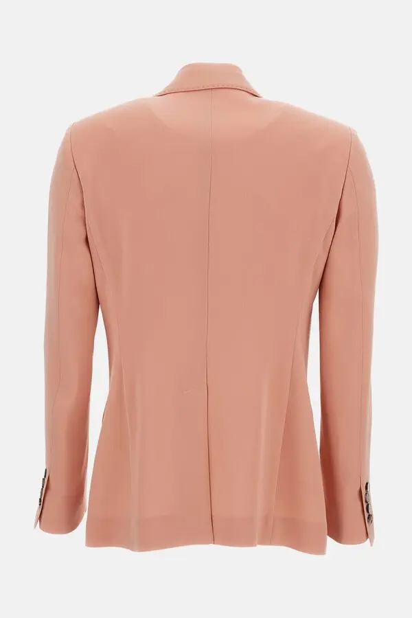 Alberto Biani Single-breasted Cady Jacket - Rosa