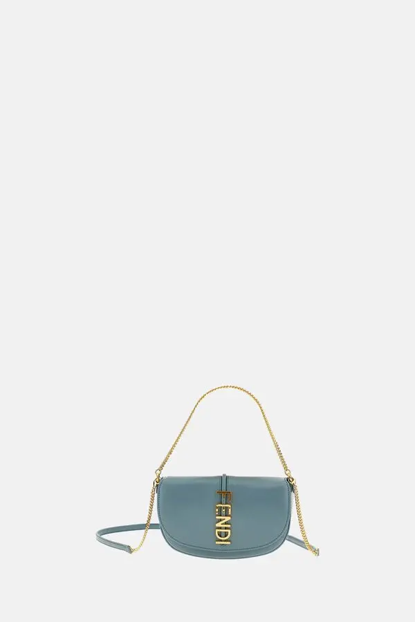 Fendi Chain Wallet Graphy - Sky Blue