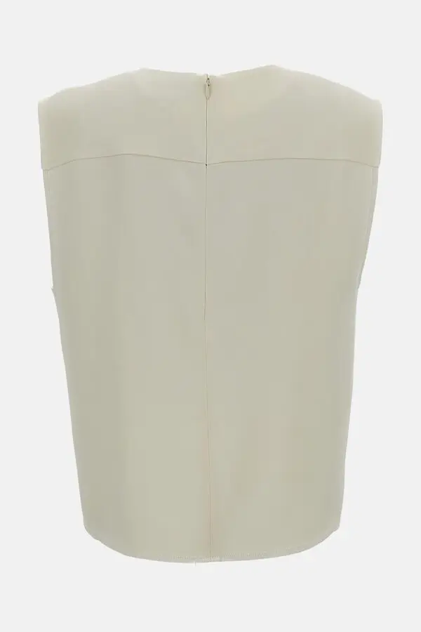 Loulou De Saison V-neck Daika Top - Beige