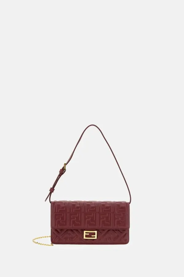 Fendi Wallet With Chain - Red