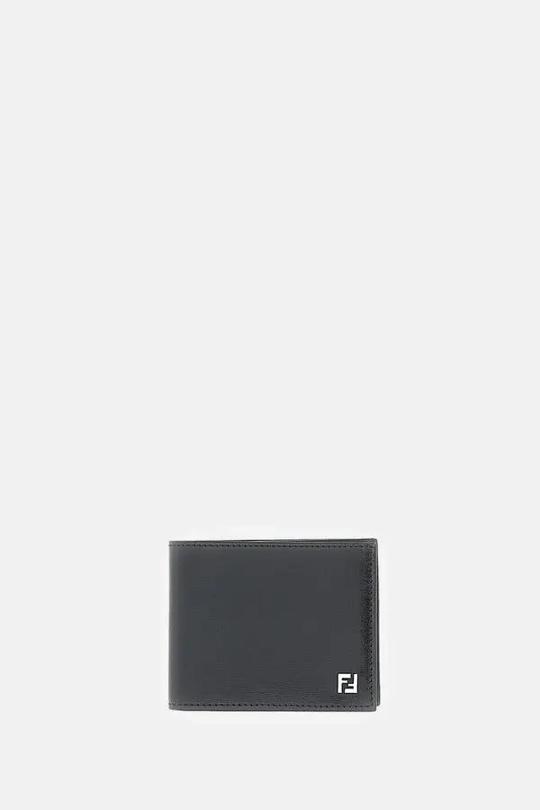 Fendi Compact Bi-fold Wallet - Black