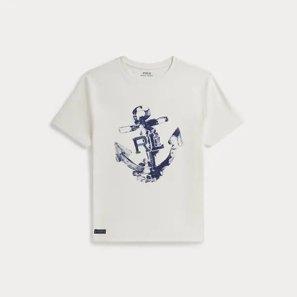 Ralph Lauren Anchor-print Cotton Jersey Tee