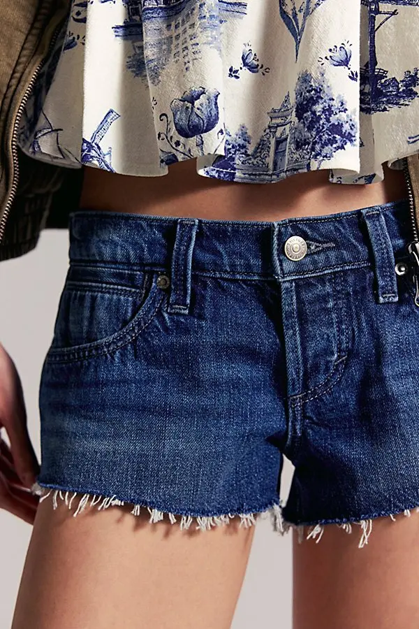 Free People We The Free Hit The Road Micro Shorts - Badlands