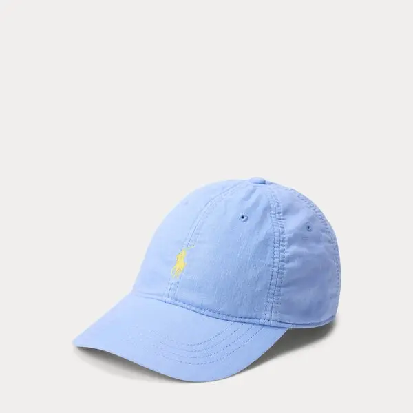 Ralph Lauren Linen Ball Cap - Austin Blue
