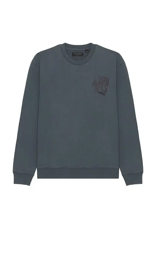 ALLSAINTS Orlando Crew Sweatshirt With Graphic Detail
