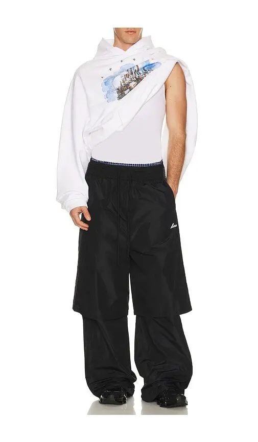 We11Done Triple Layered Track Pants In . Also