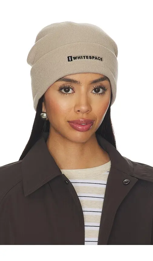 WHITESPACE Cashmere Knit Beanie - Neutral