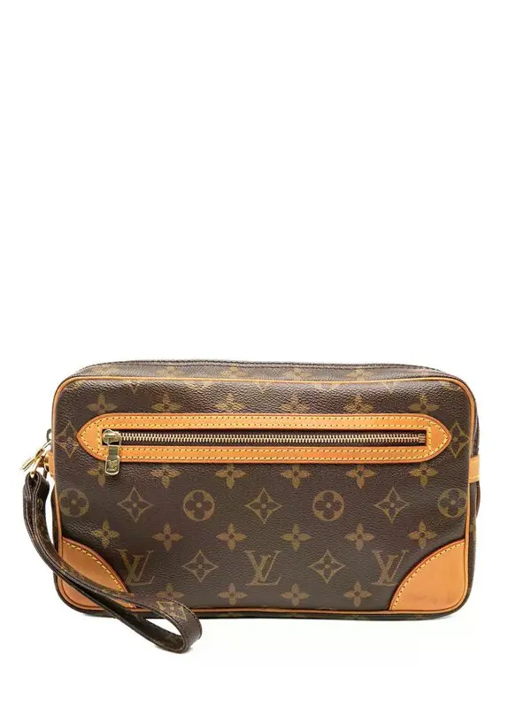 LOUIS VUITTON 2002 Monogram Marly Dragonne Gm Clutch