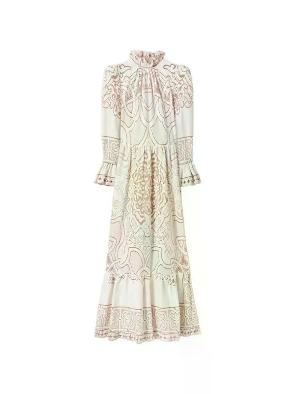 La DoubleJ Ruffled Visconti Maxi Dress