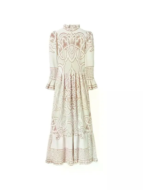 La DoubleJ Ruffled Visconti Maxi Dress
